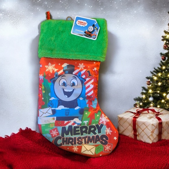 Thomas & Friends | Other | Thomas Friends Christmas Stocking Green And ...